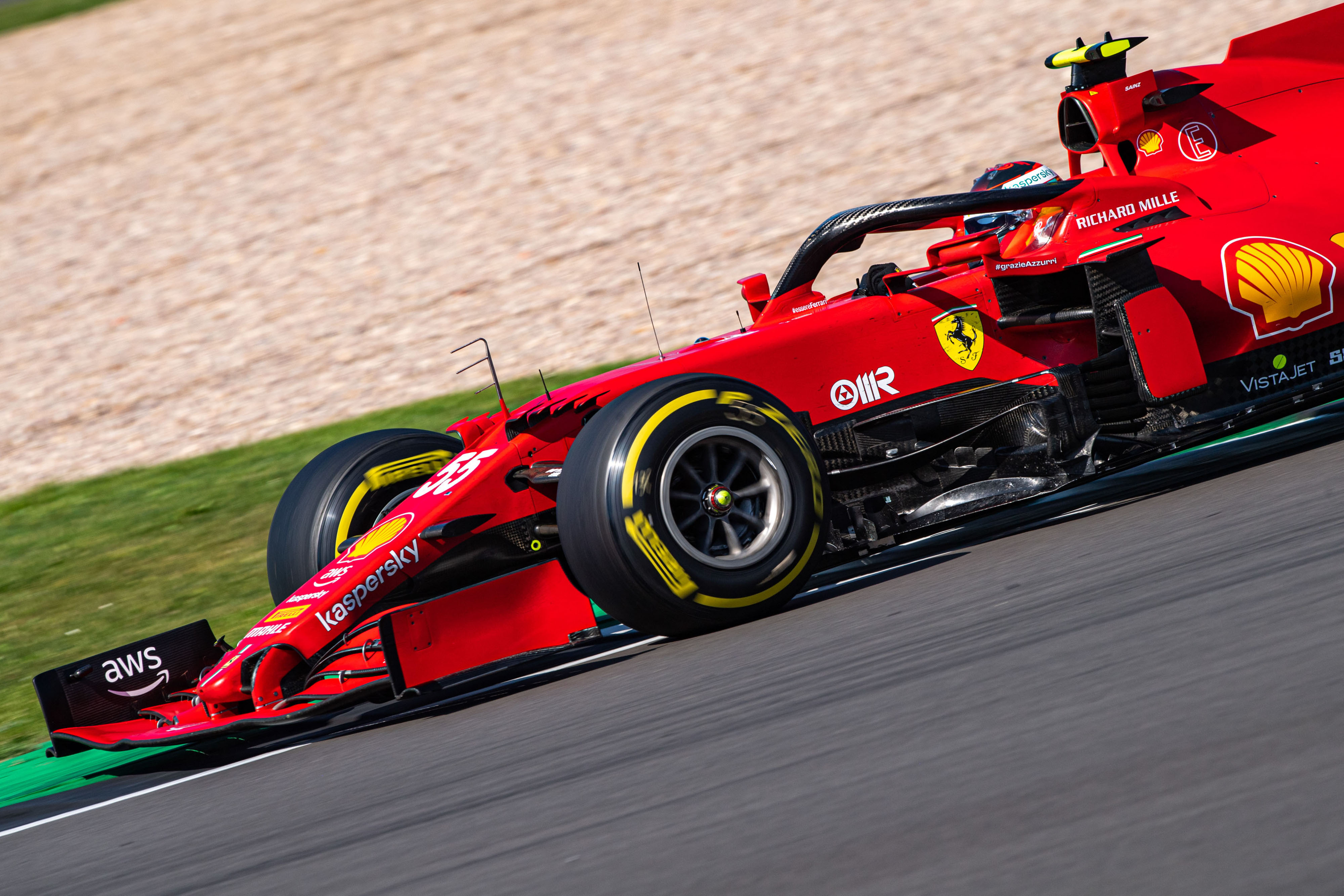 Stats: laps spent by Ferrari in each position in 2021 and comparison ...